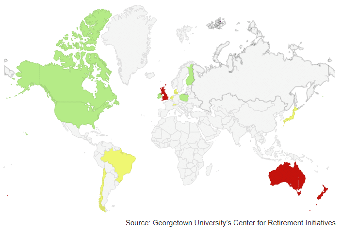 Countries - Georgetown Center for Retirement Initiatives