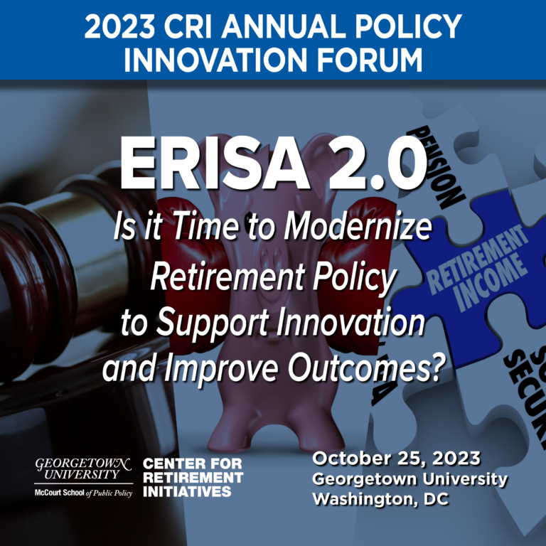 Georgetown Center for Retirement Initiatives
